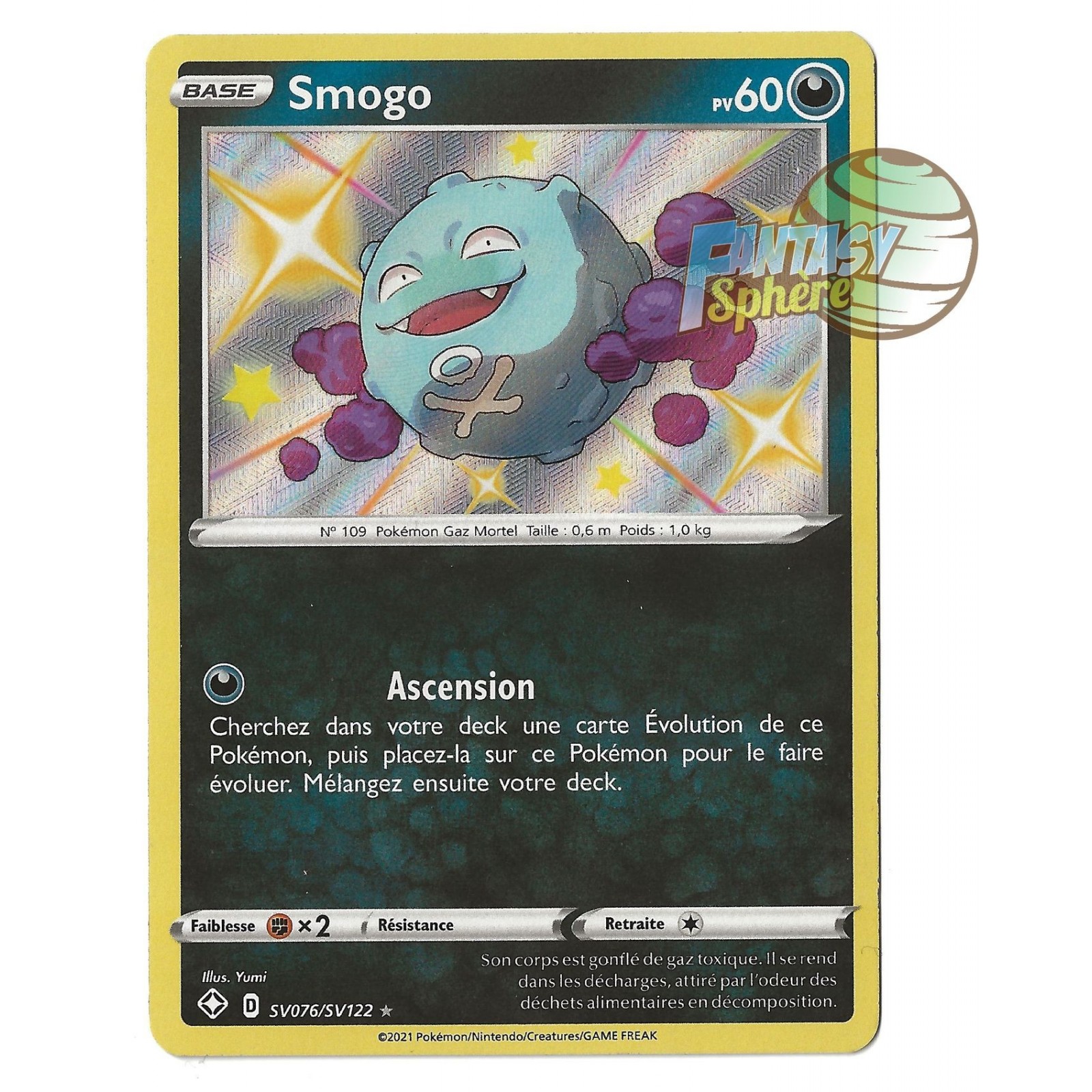 Smogo - Shiny SV076/SV122 - Epee et Bouclier Destinées Radieuses à ...